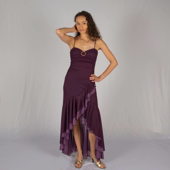 Jodi Kristopher | Dresses | 9s Jodi Kristopher Eggplant Prom Dress ...